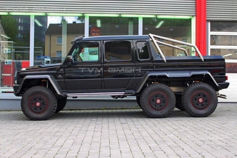 Mercedes-Benz G63 6X6 SUV - incredible 6-wheel monster that can be ...