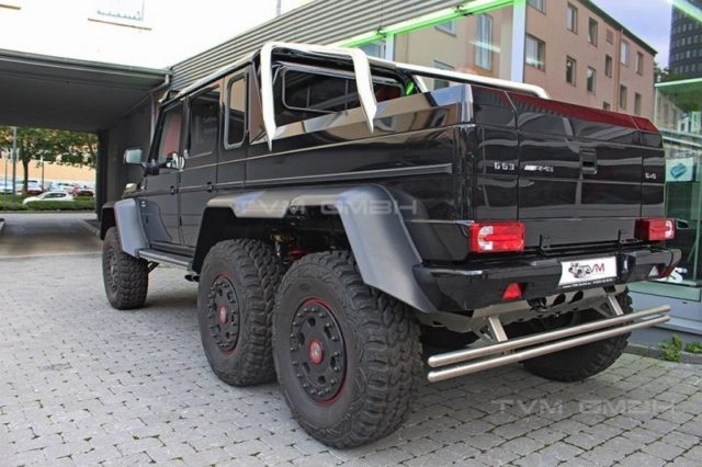 Mercedes-Benz G63 6X6 SUV - incredible 6-wheel monster that can be ...